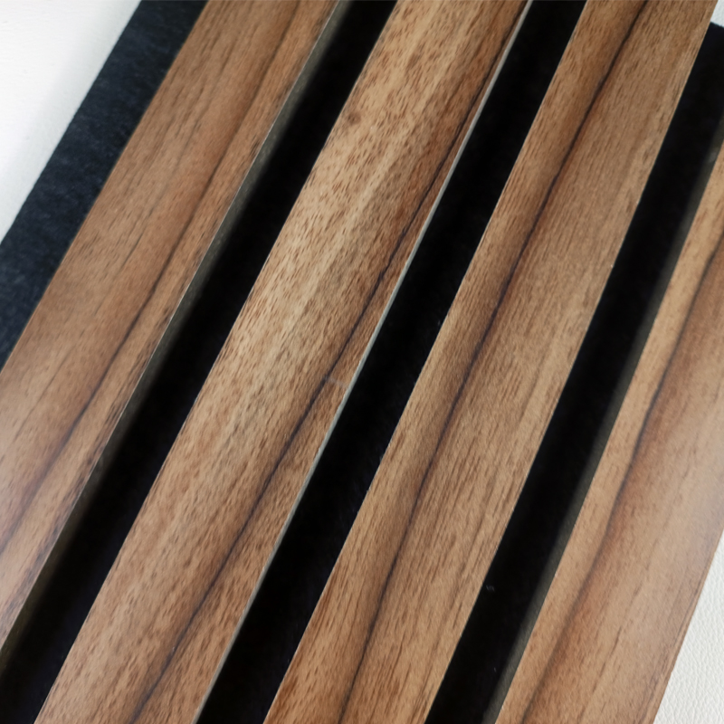 Custom Eco-Friendly Wood Look Slat Wall Panel - LEEDINGS Polyester Panel