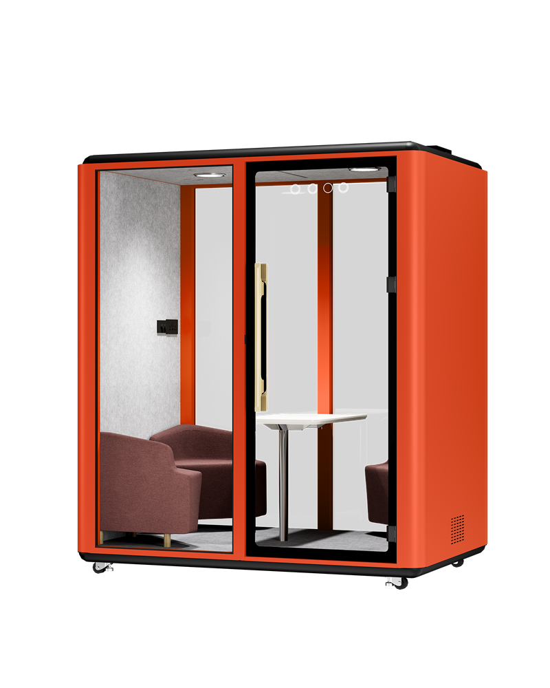 Custom Eco-Friendly Acoustic Work Pod Meeting Pod for Three - LEEDINGS ...